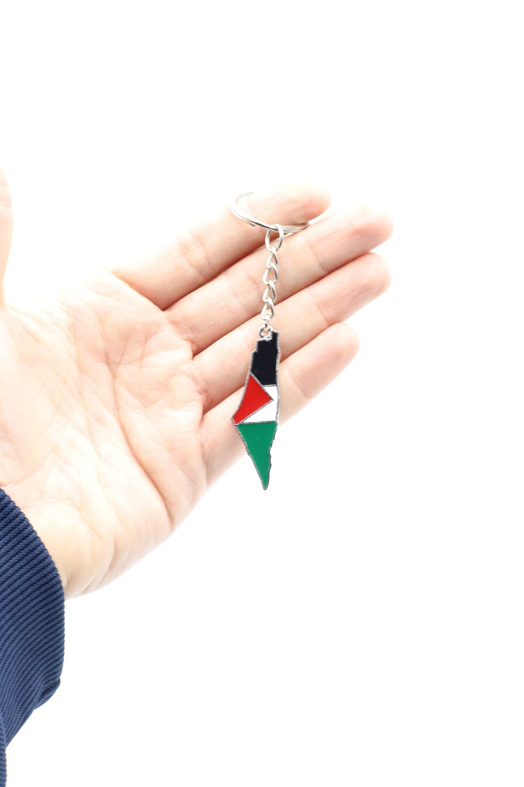 Palestine Flag Map Key Chain - Palestine Design - Palestine Map ...