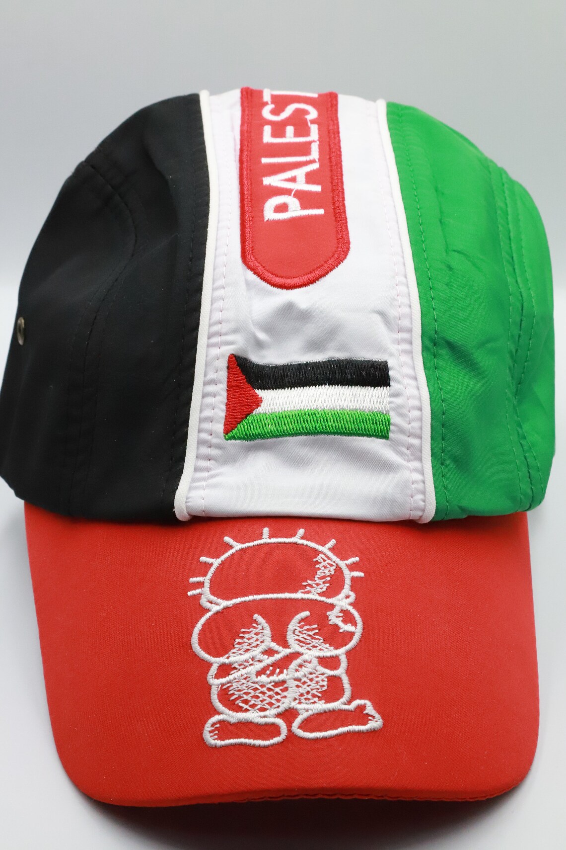 Palestine Cap Palestine Flag Cap Caps Soft Knit Summer | Etsy