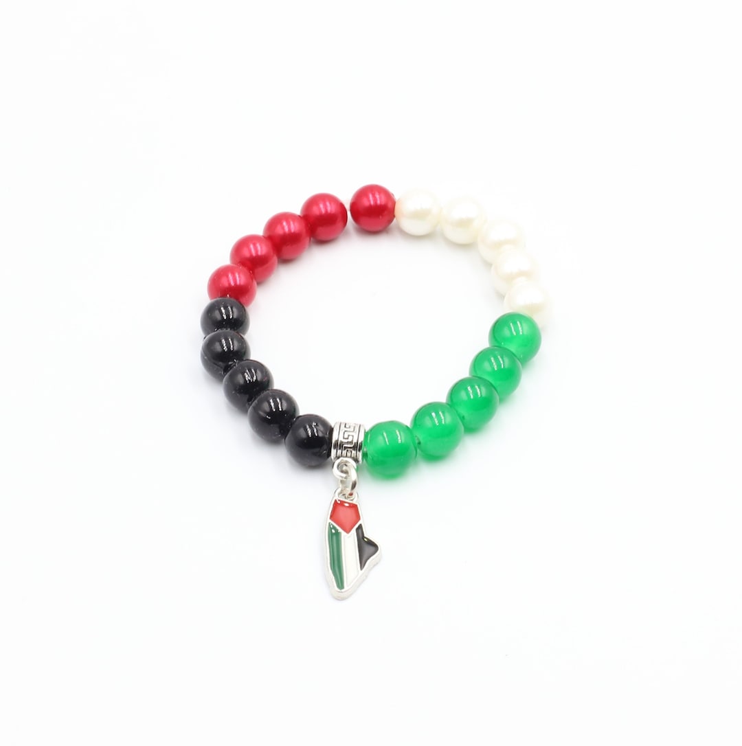 Palestine Bracelet Palestine Map Bracelet Palestinian - Etsy