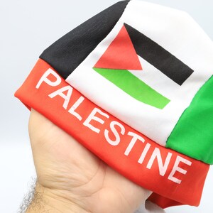 Palestine Head Band , Adjustable Bandana , Flag Design , Palestine Flag ...