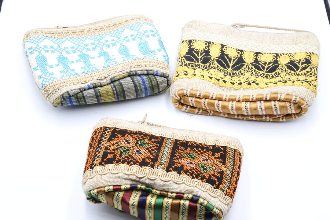 Palestinian Embroidered Bag , Embroidered Palestine , Tatreez , Wallets ...