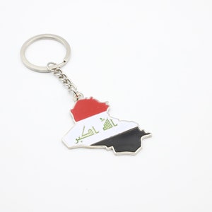 Key Chains - Iraq Design - Iraq Map - Iraq Pendant - Iraq Flag - Free ...