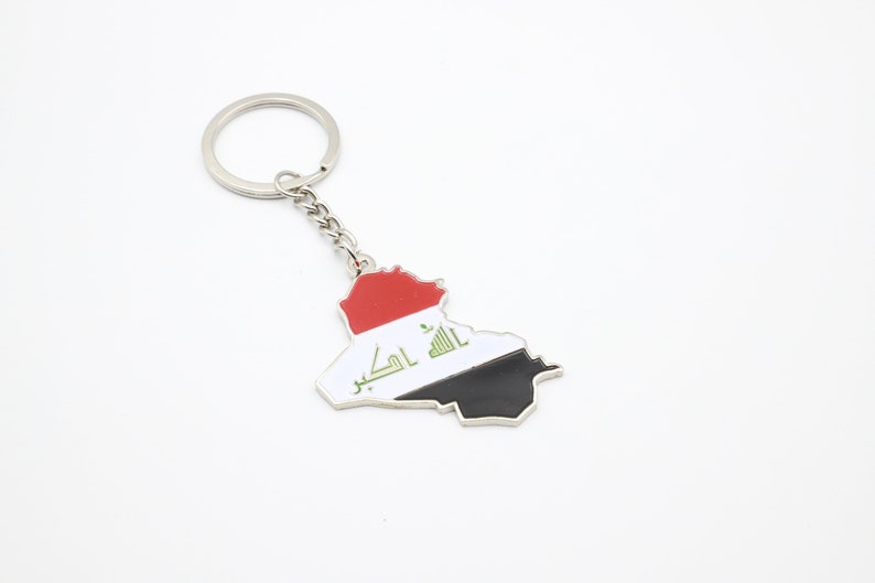 Key Chains Iraq Design Iraq Map Iraq Pendant Iraq Flag - Etsy