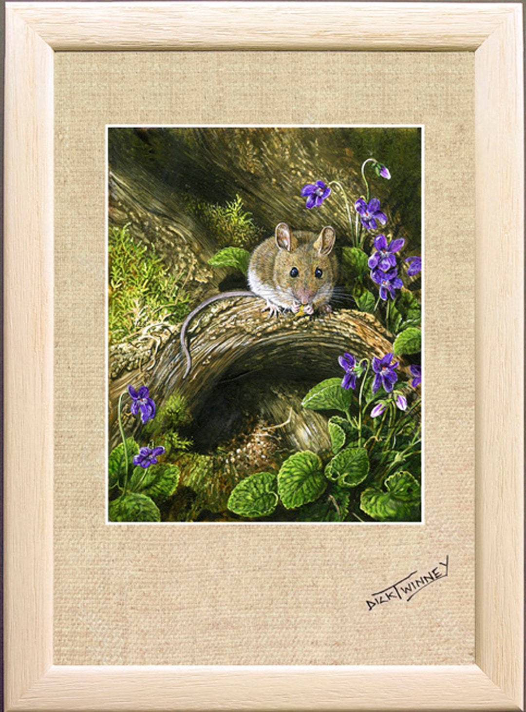 Woodmouse & Dog Violets - Etsy