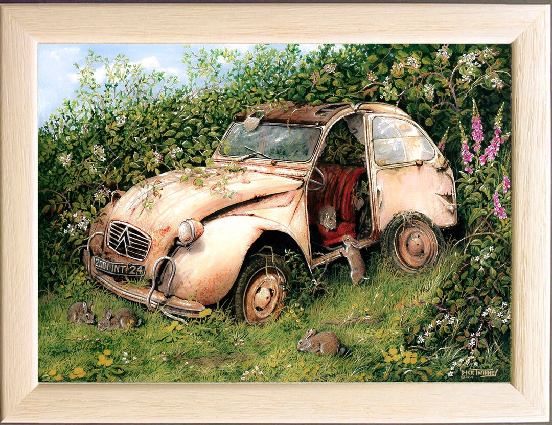 Vintage Car Lovers the Citroen 2CV ' Sunny Corner 2CV Azam & Rabbits ...