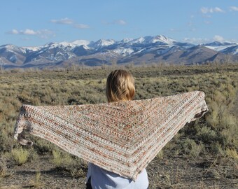 Crochet Shawl Pattern Worsted - Etsy