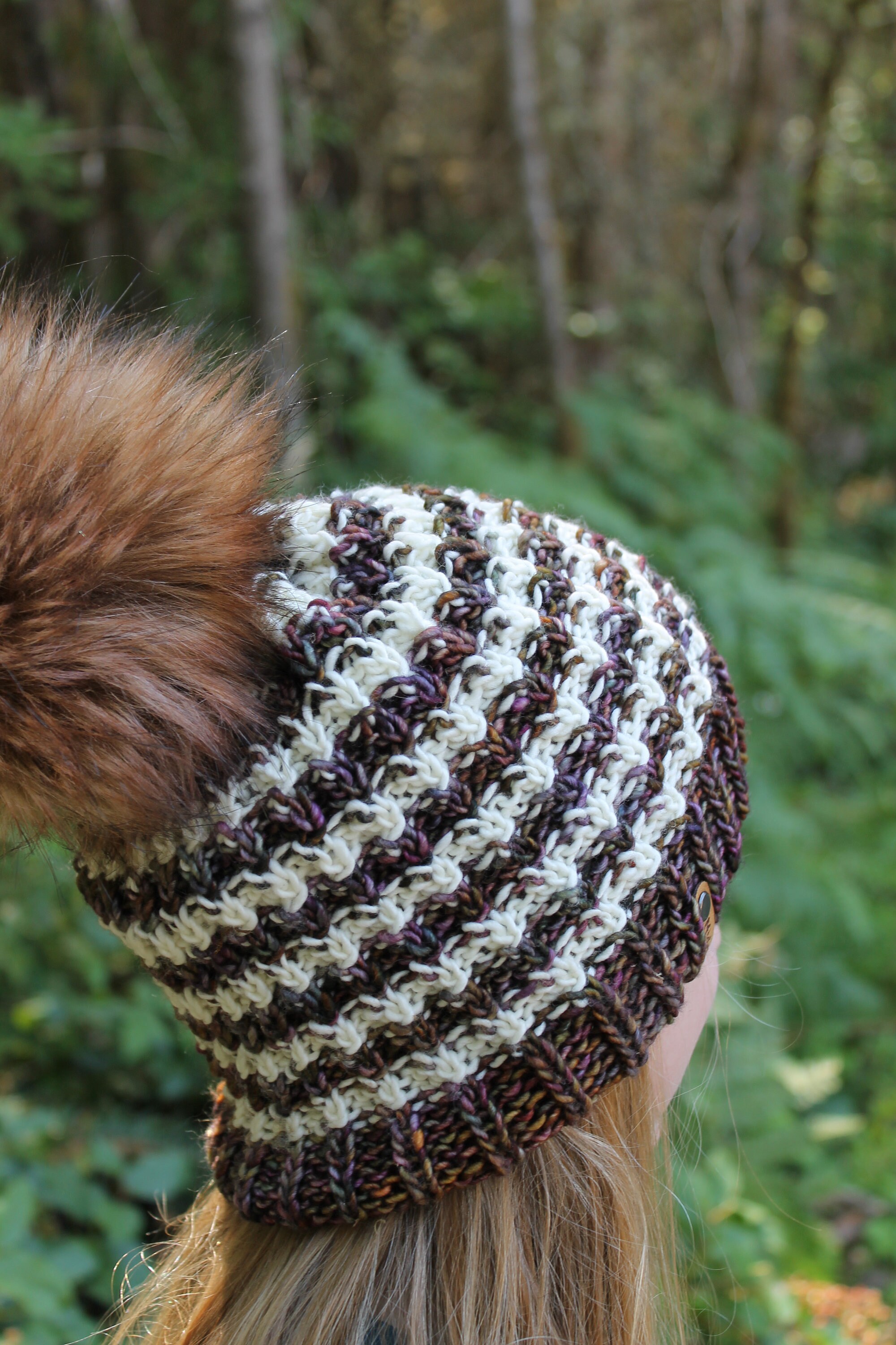 Knit Beanie Pattern/bartlett Beanie Pattern/adult Size/4 Yarn - Etsy