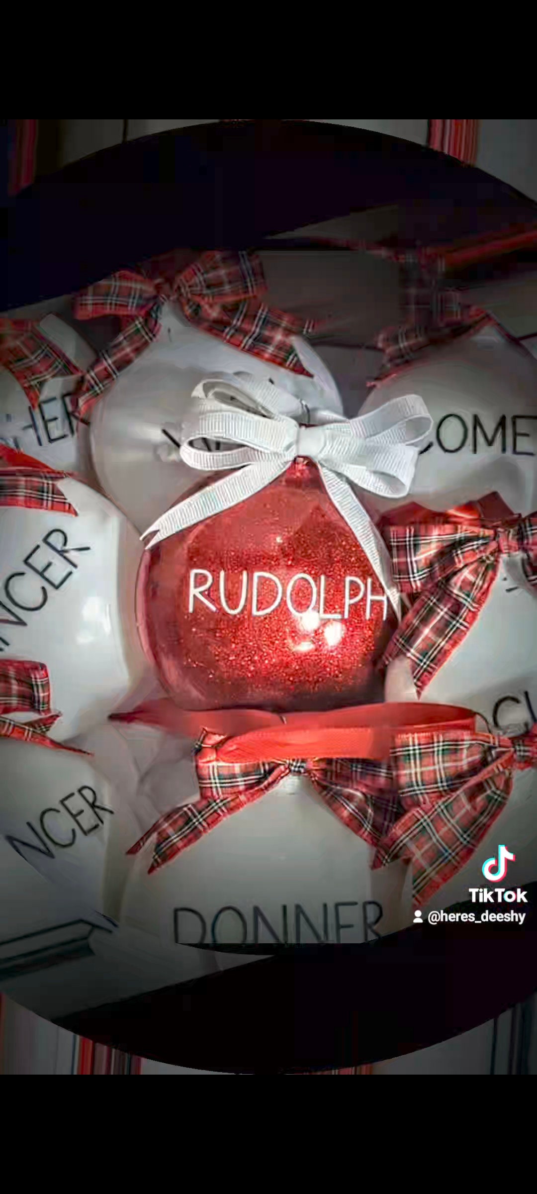 Christmas Rudolph Ornaments - Etsy