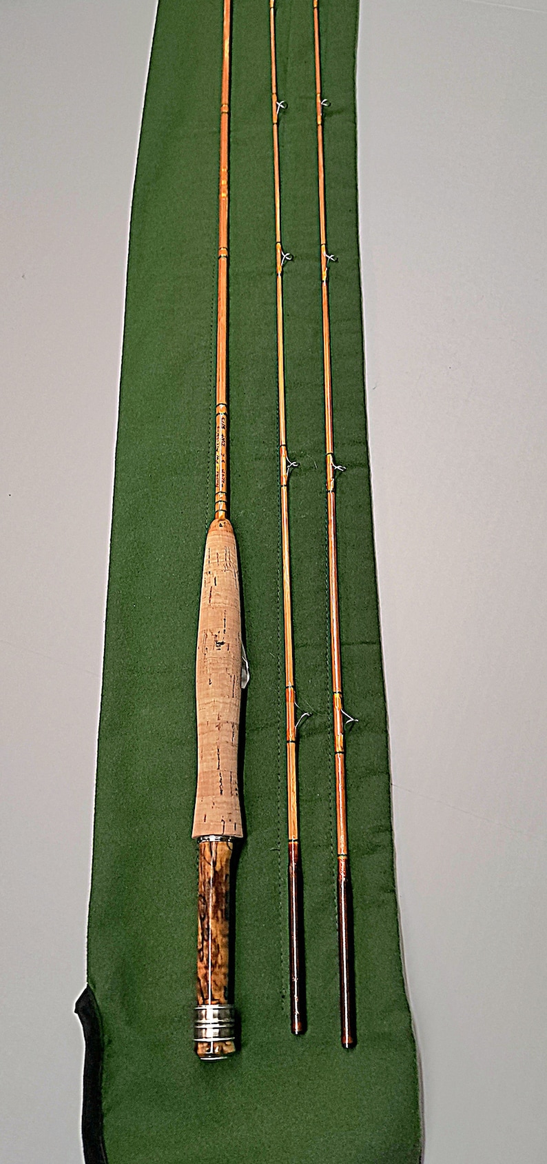 5'2, 2/2, 2wt Custom Built Small Stream Bamboo Fly Rod W/new Orvis ...