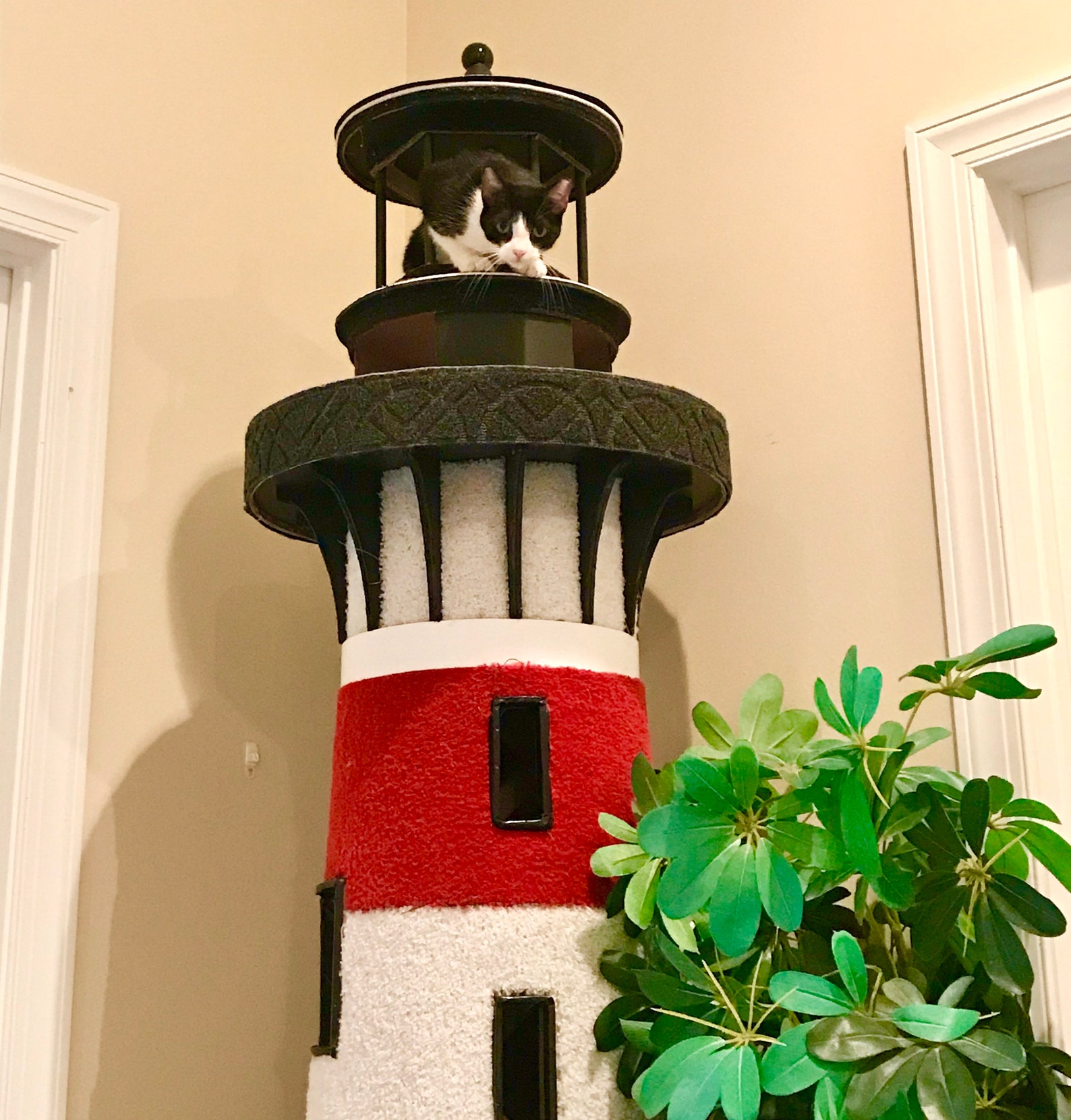 DIY Lighthouse Cat Tree Tower playhouse Plans & Patterns | Etsy