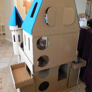 DIY Cat Castle Cardboard Play House **plans & Patterns** ”etsy’s Picks ...