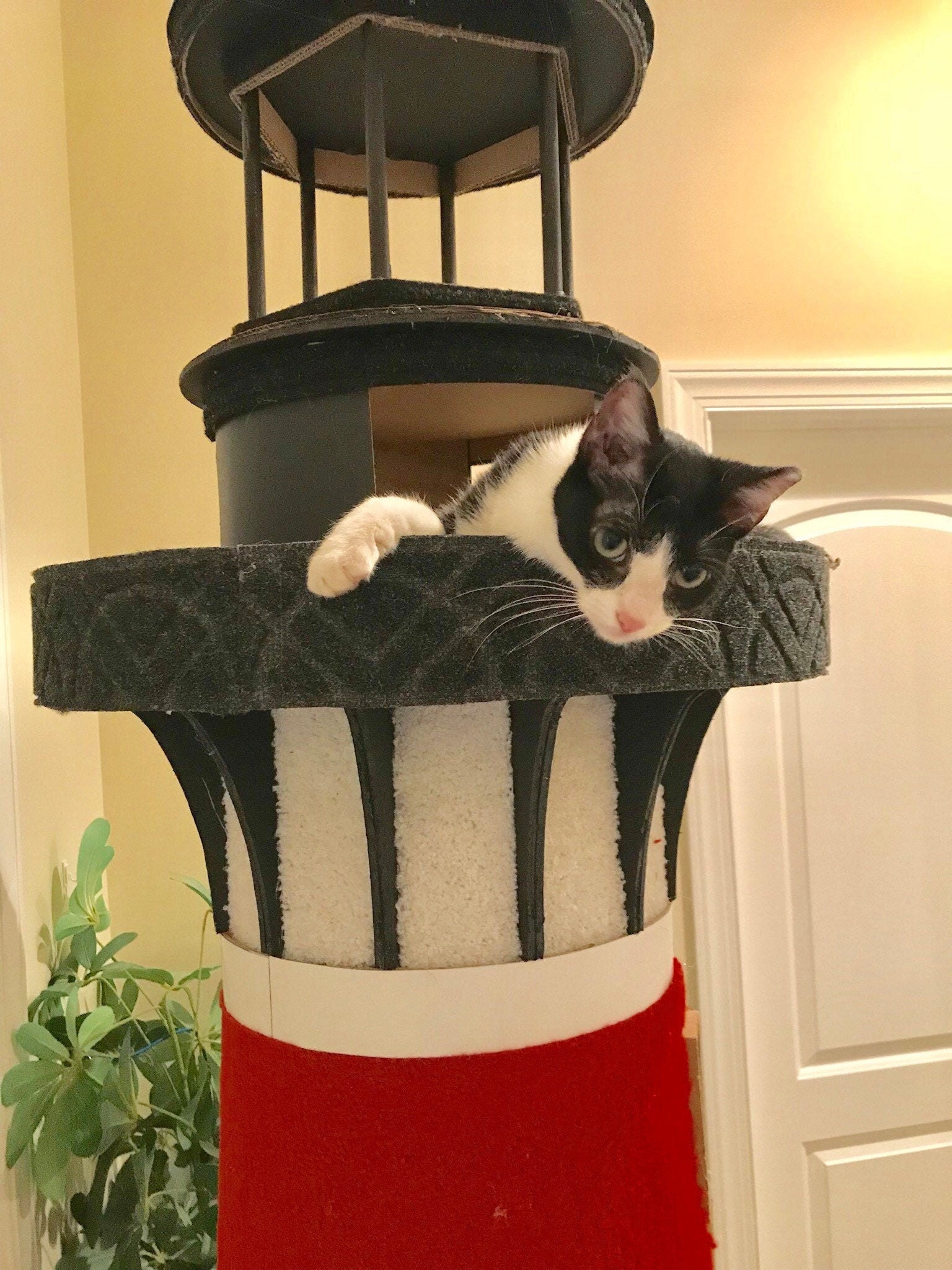 DIY Lighthouse Cat Tree Tower playhouse Plans & Patterns | Etsy