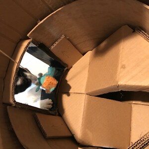 DIY Lighthouse Cat Tree Tower Playhouse *plans & Patterns* Cardboard ...