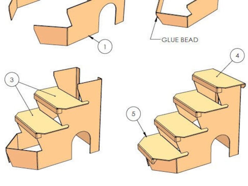 DIY Pet Step Playhouse Plans & Patterns Digital Download - Etsy
