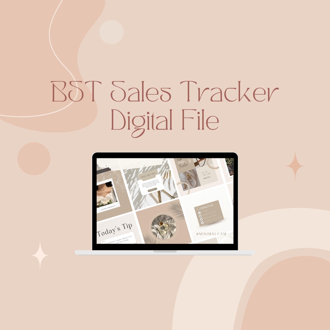The BST Sales Tracker Excel Digital File Buy Sell Trade - Etsy