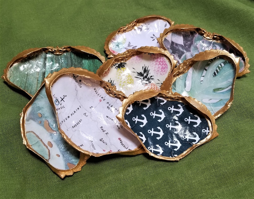 Painted Decorated Crab Shell Favors Dishes Gifts - Etsy