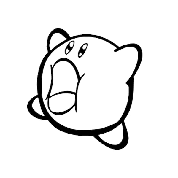 Kirby Vinyl Decals - Etsy