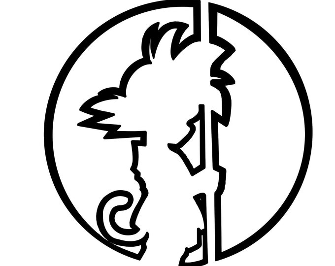 Kid Goku Vinyl Decal - Etsy