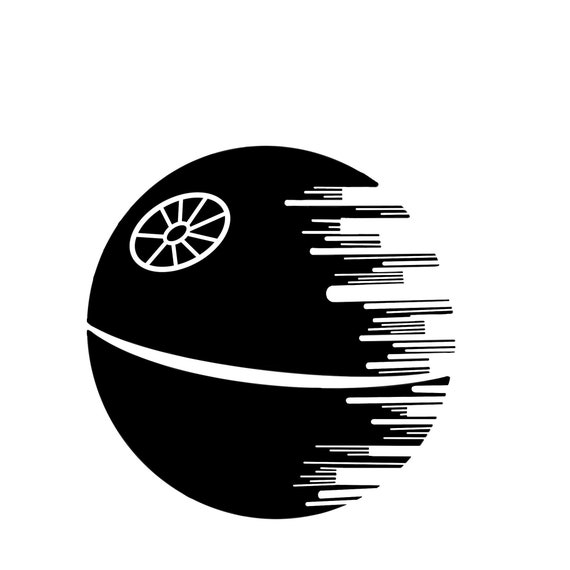 Death Star Vinyl Decal - Etsy