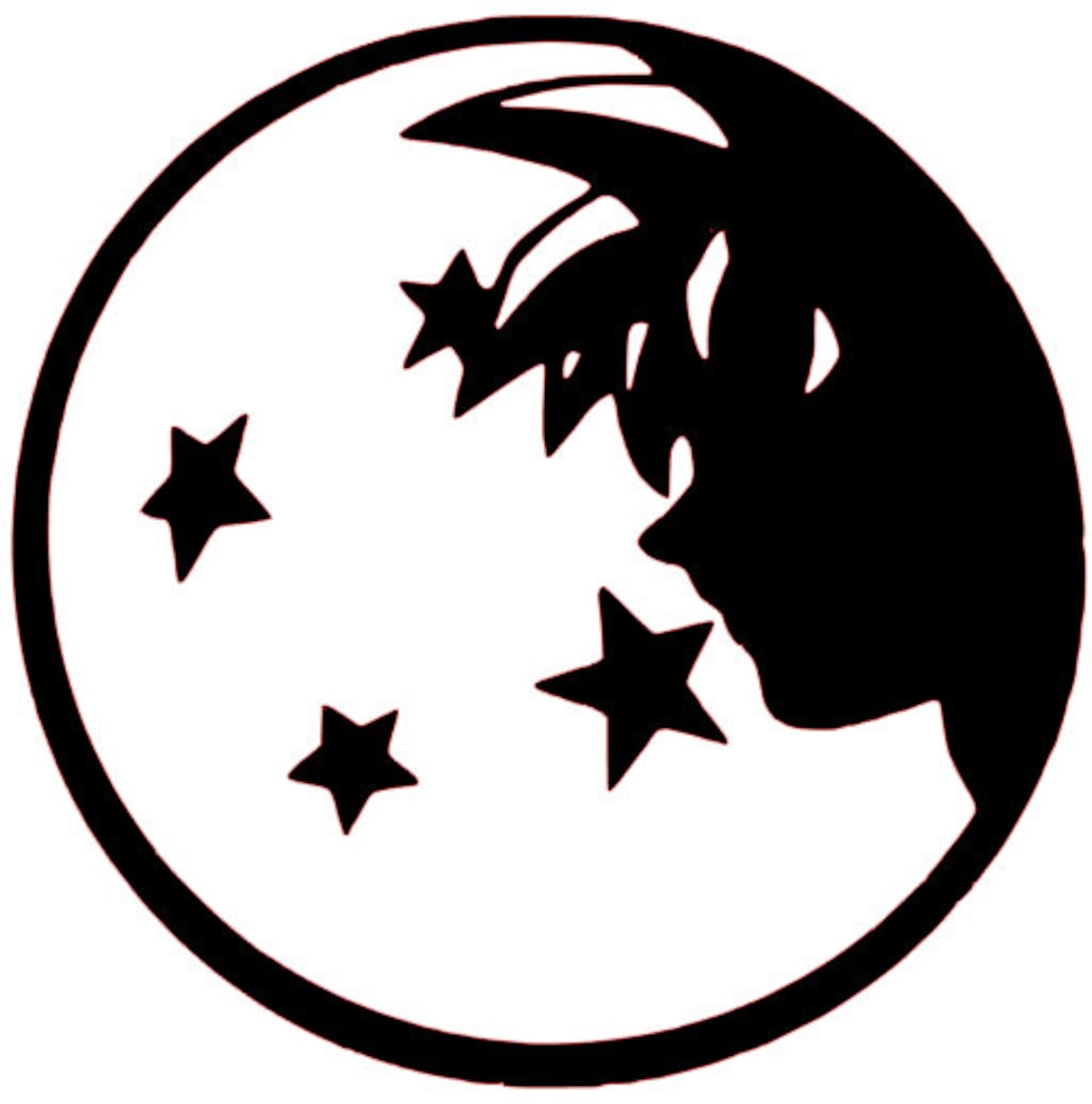 Goku Dragonball vinyl decal | Etsy
