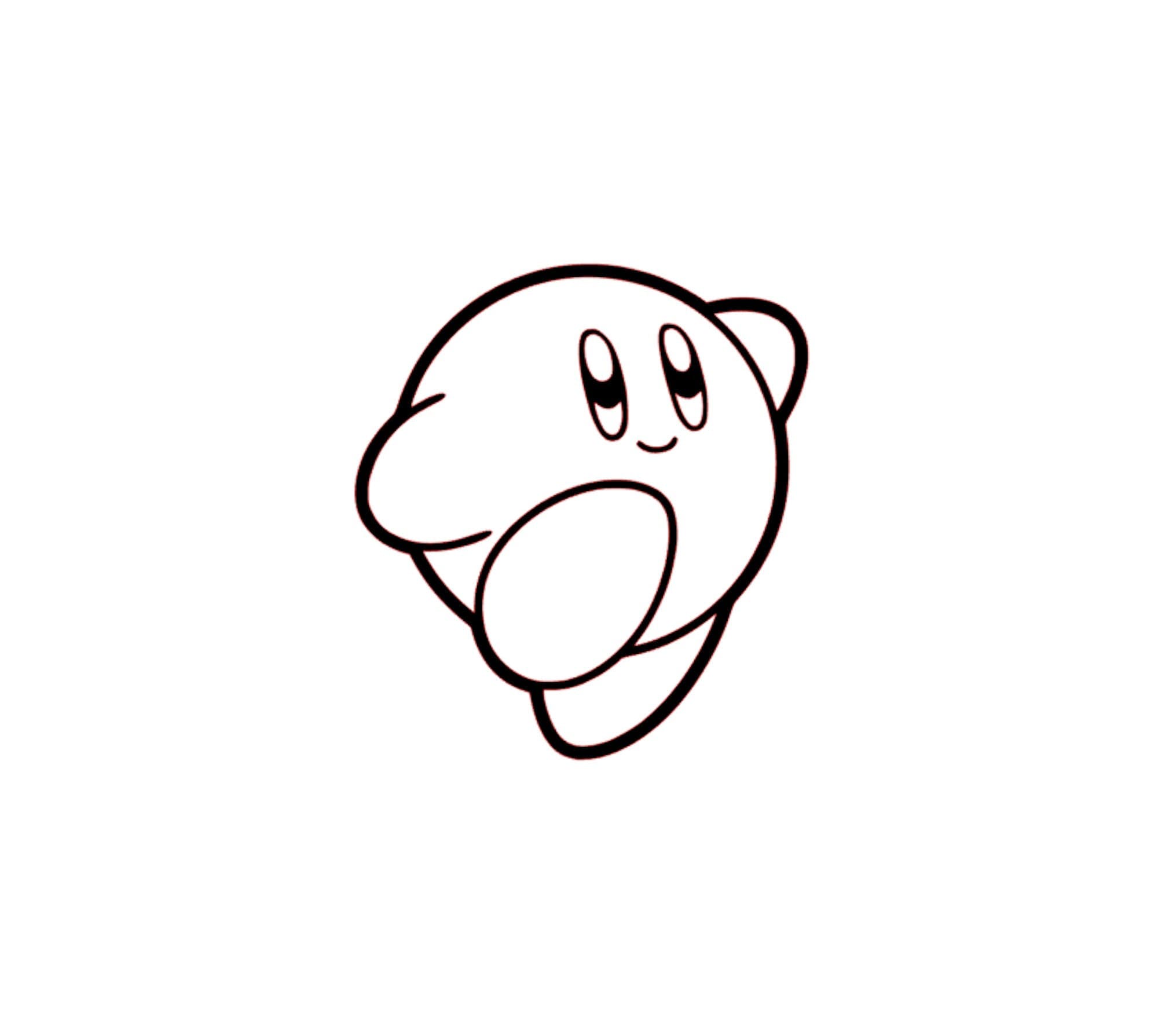 Kirby Vinyl Decal - Etsy Canada