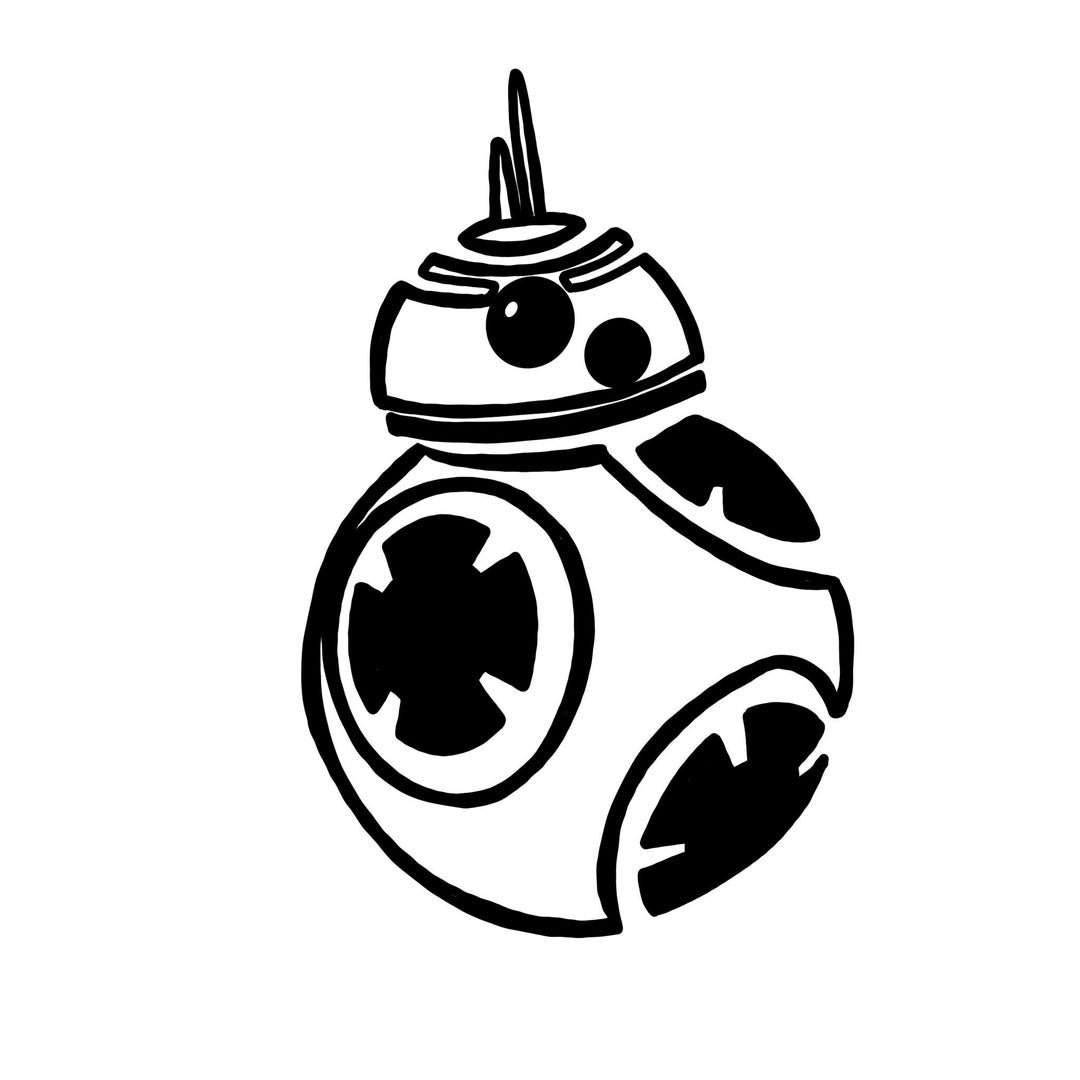 BB8 Vinyl Decal - Etsy