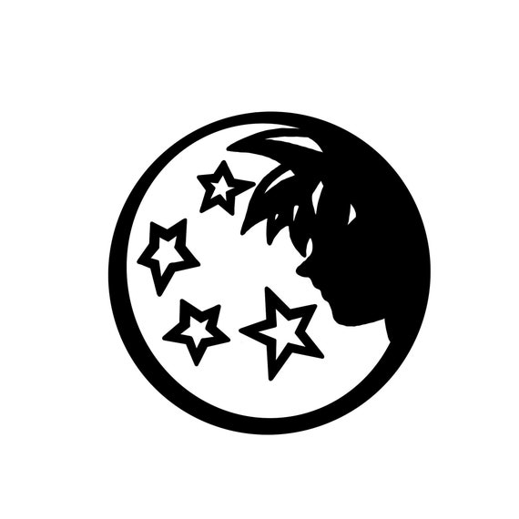 Goku Dragonball Vinyl Decal - Etsy