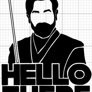 Obi Wan Kenobi Hello There Vinyl Decal - Etsy