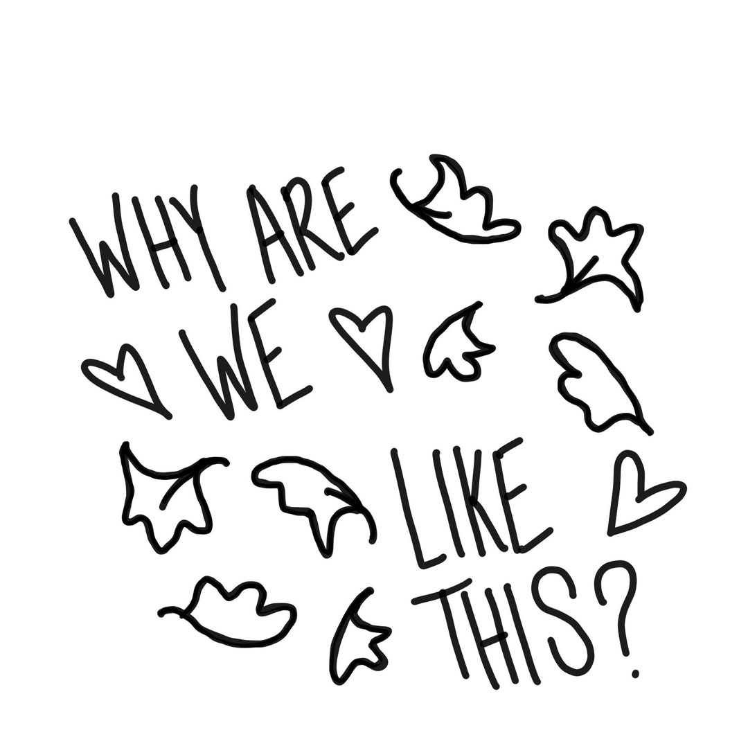 Heartstopper Why Are We Like This Vinyl Decal - Etsy