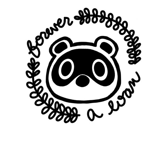 Animal Crossing Tom Nook Vinyl Decal - Etsy