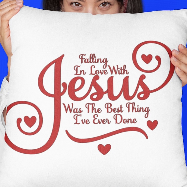 Falling in Love With Jesus Svg - Etsy
