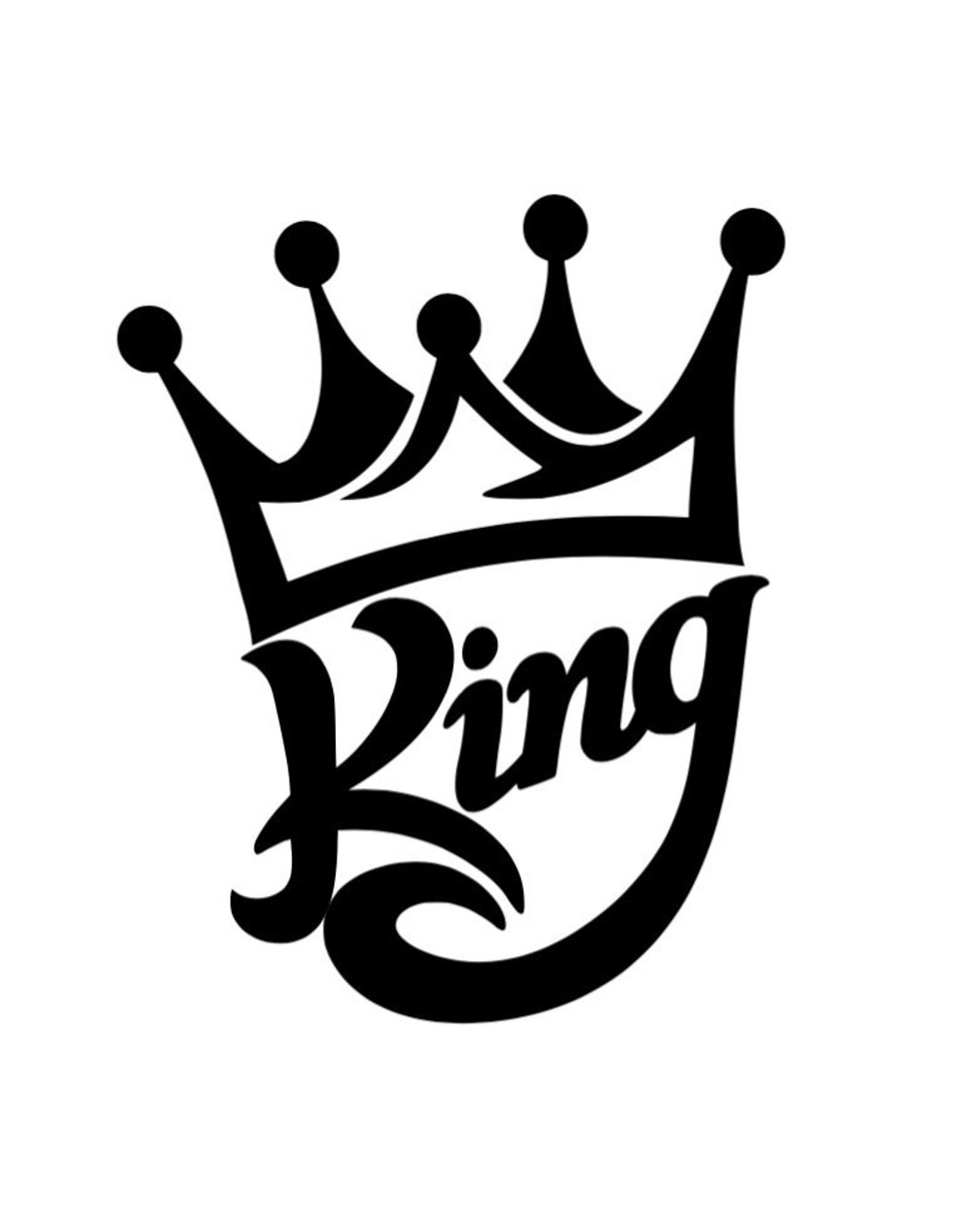 King SVG File for Download Only - Etsy