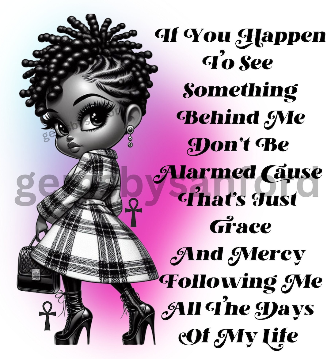 Black Girl Clipart, Chibi Clipart, Chibi Queen, Chibi Melanin, Png ...