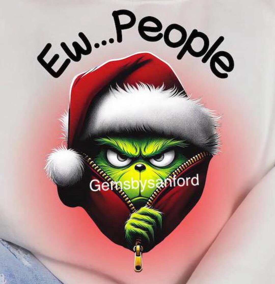 The Ew....Greench Png for download only high resolution Christmas tee ...
