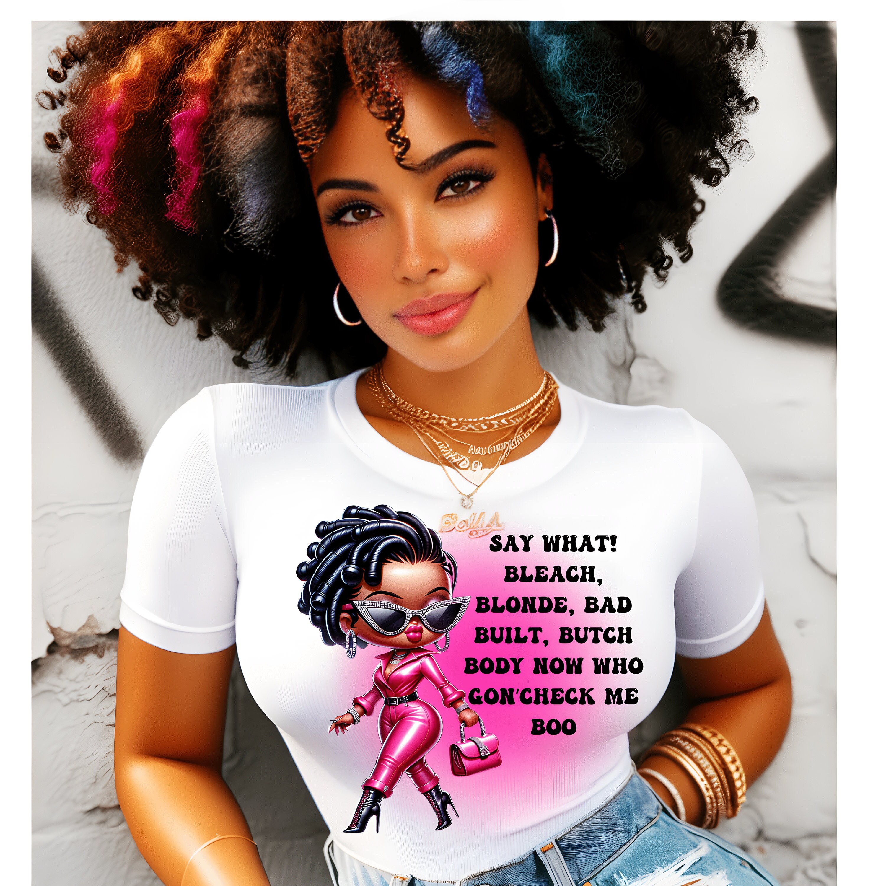 Bleach Blonde, Bad Built Butch Body Png for Download Only. - Etsy