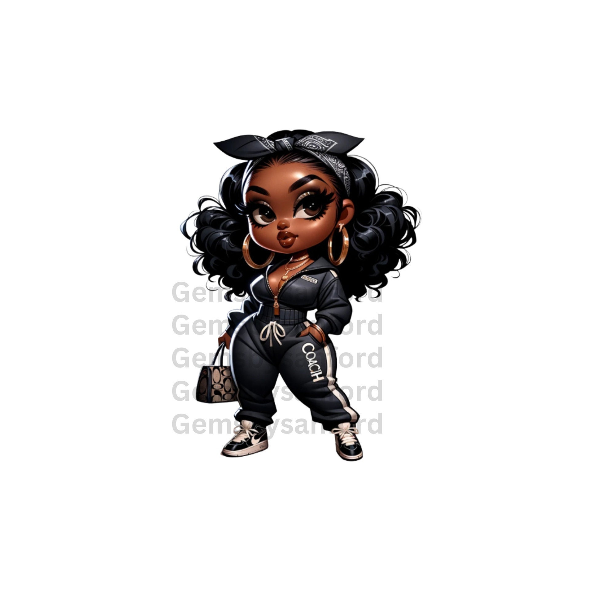 Black Magic Melanin Clipart for Download Only. Png Only - Etsy