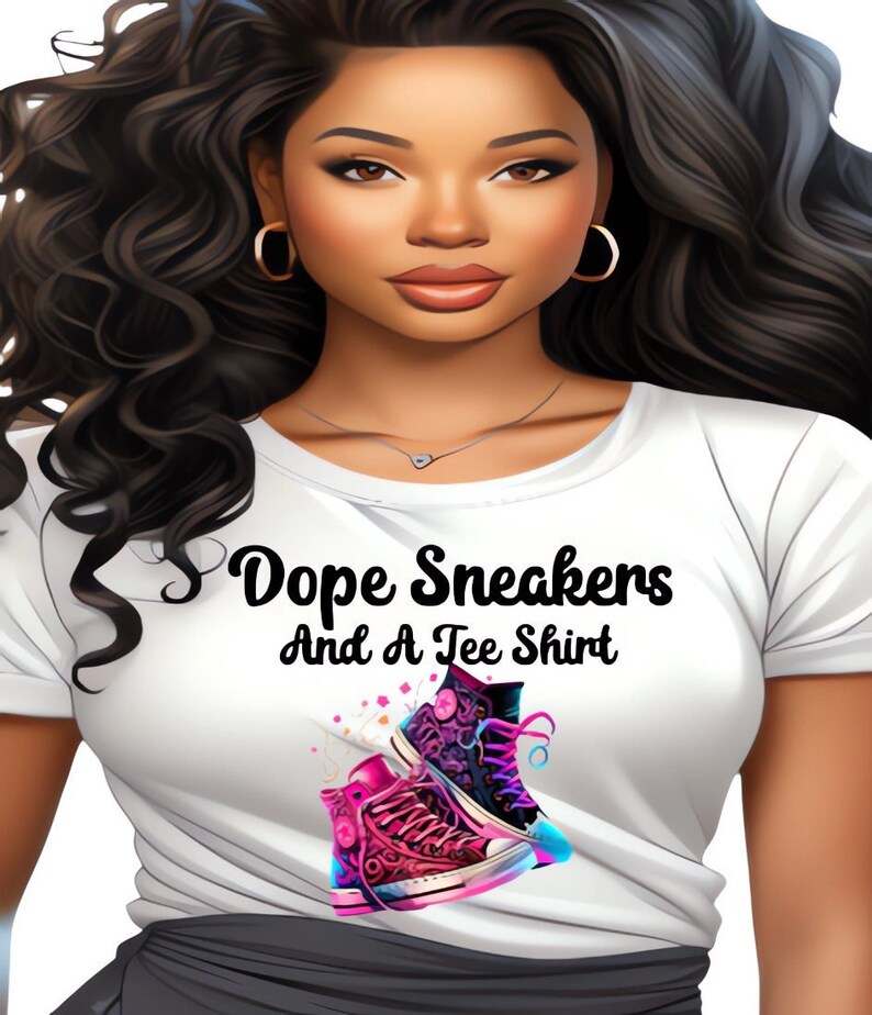 Dope Sneakers and A Tee Shirt Png for Download Only Sublimation. - Etsy