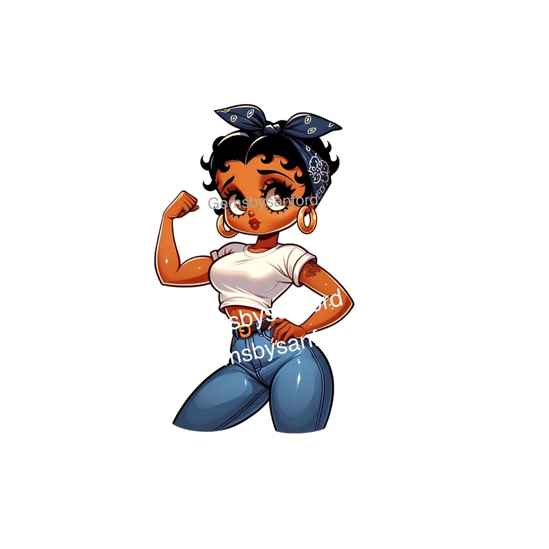 Cute Strong Betty Png for Download - Etsy