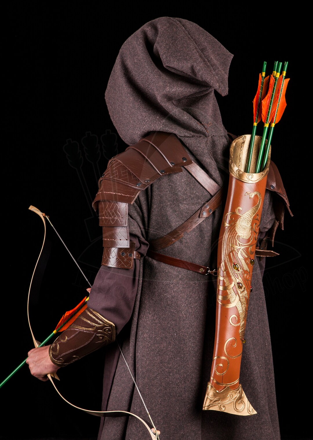 Legolas Quiver Lord of the Rings Cosplay Leather Archery Back - Etsy ...