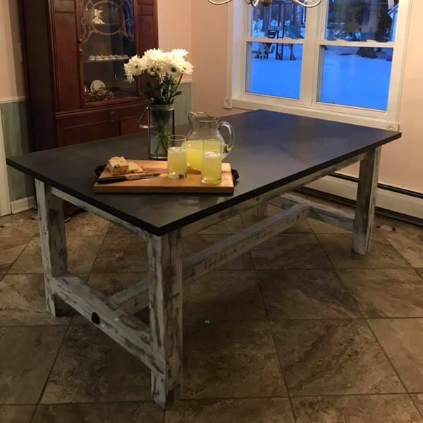 Distressed Table - Etsy