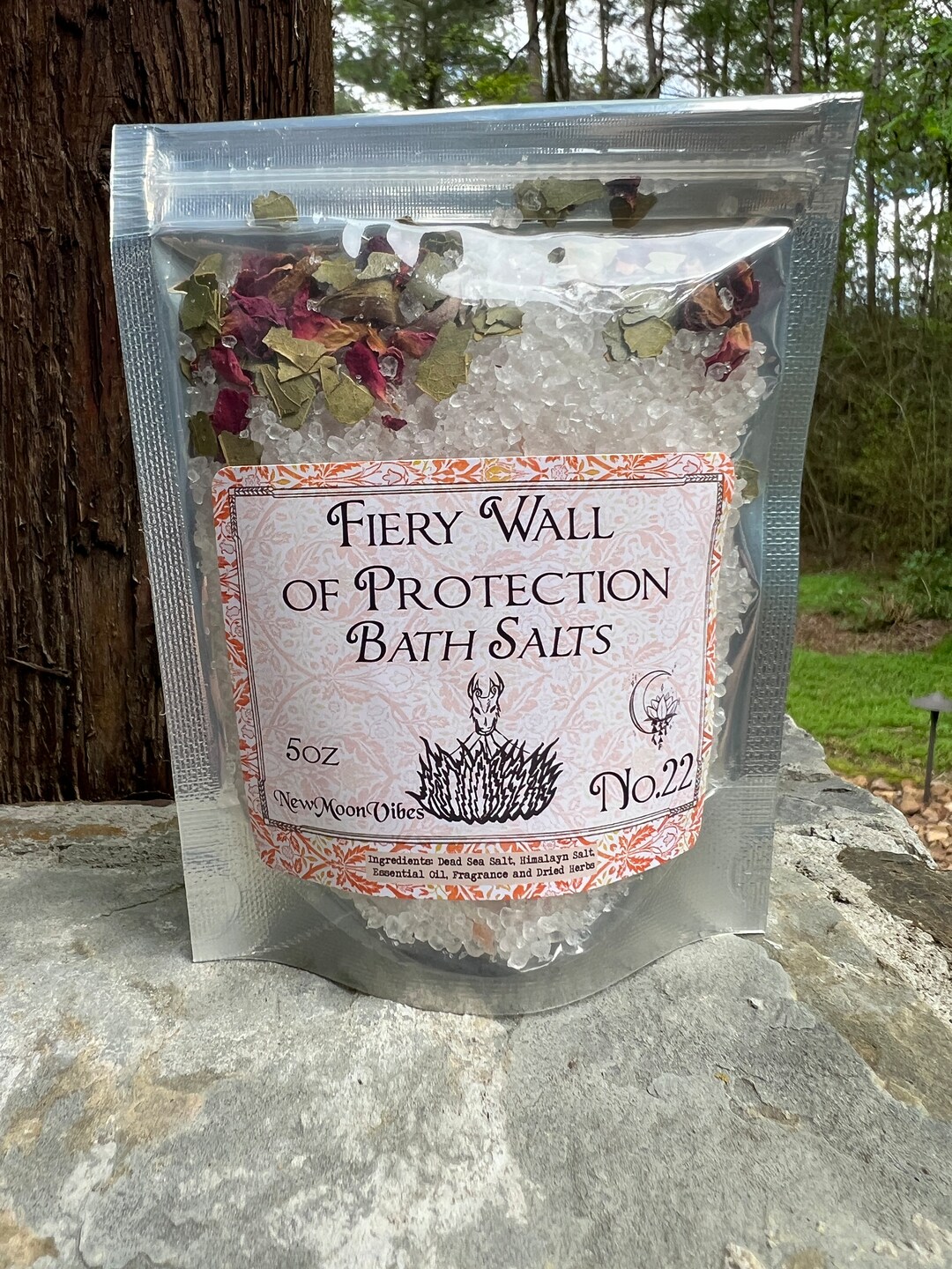 Fiery Wall of Protection Bath Salts Real Herbs Powerful Spiritual ...