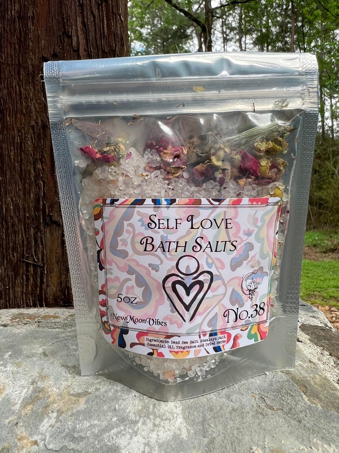 Self Love Bath Salts Acceptance Beauty Appreciation Care Reassurance ...