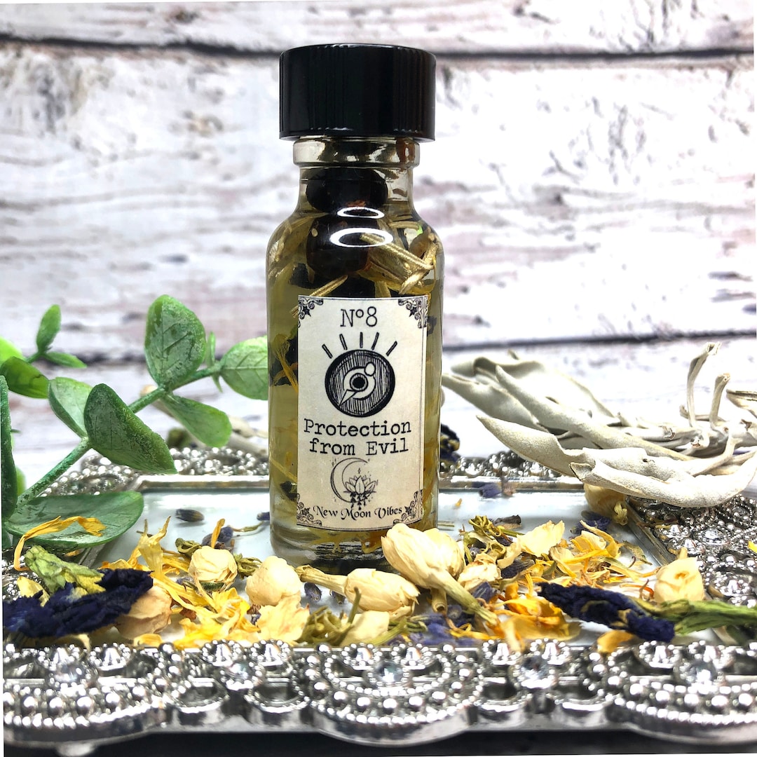 Protection From Evil Negativity Drawing Oil Wicca Pagan Intention Spell ...