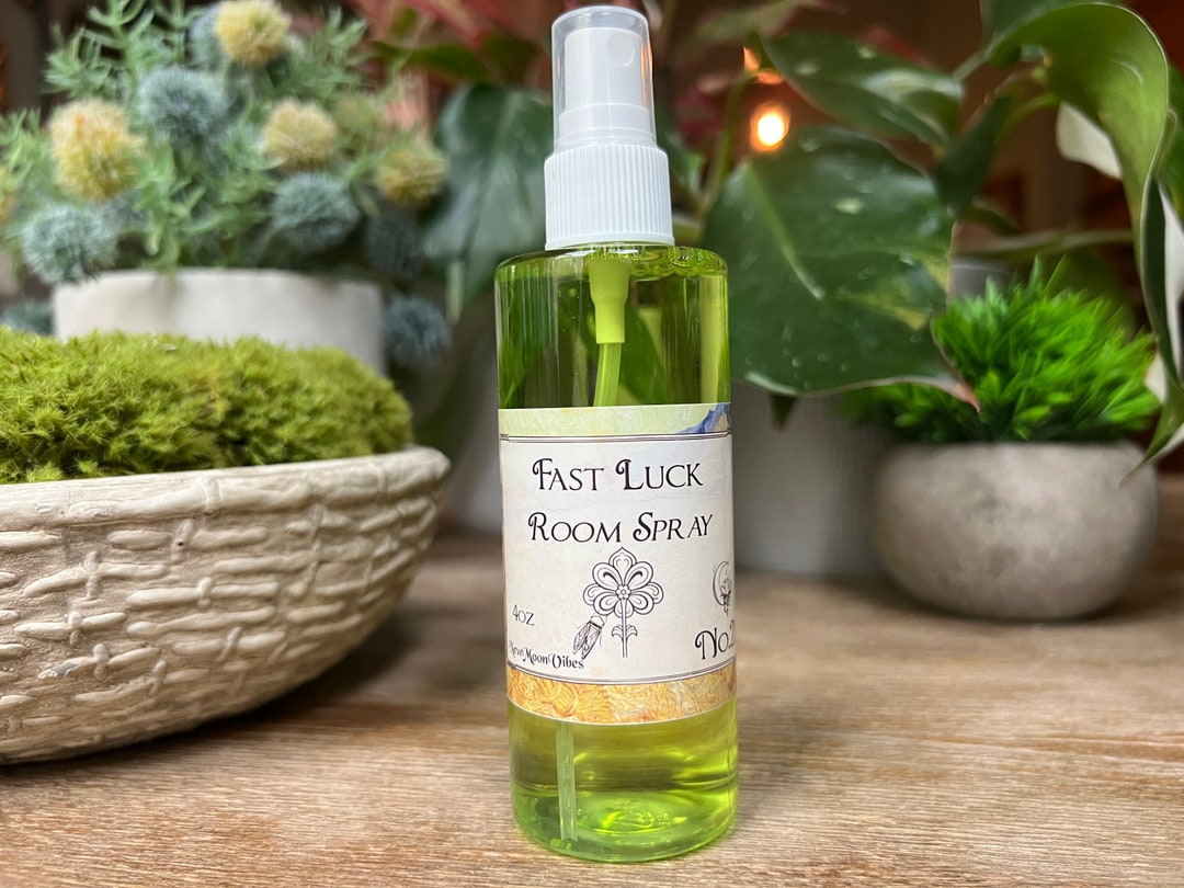 Fast Luck Room Spray Rituals Spells Good Fortune Outcomes Wicca Hoodoo ...