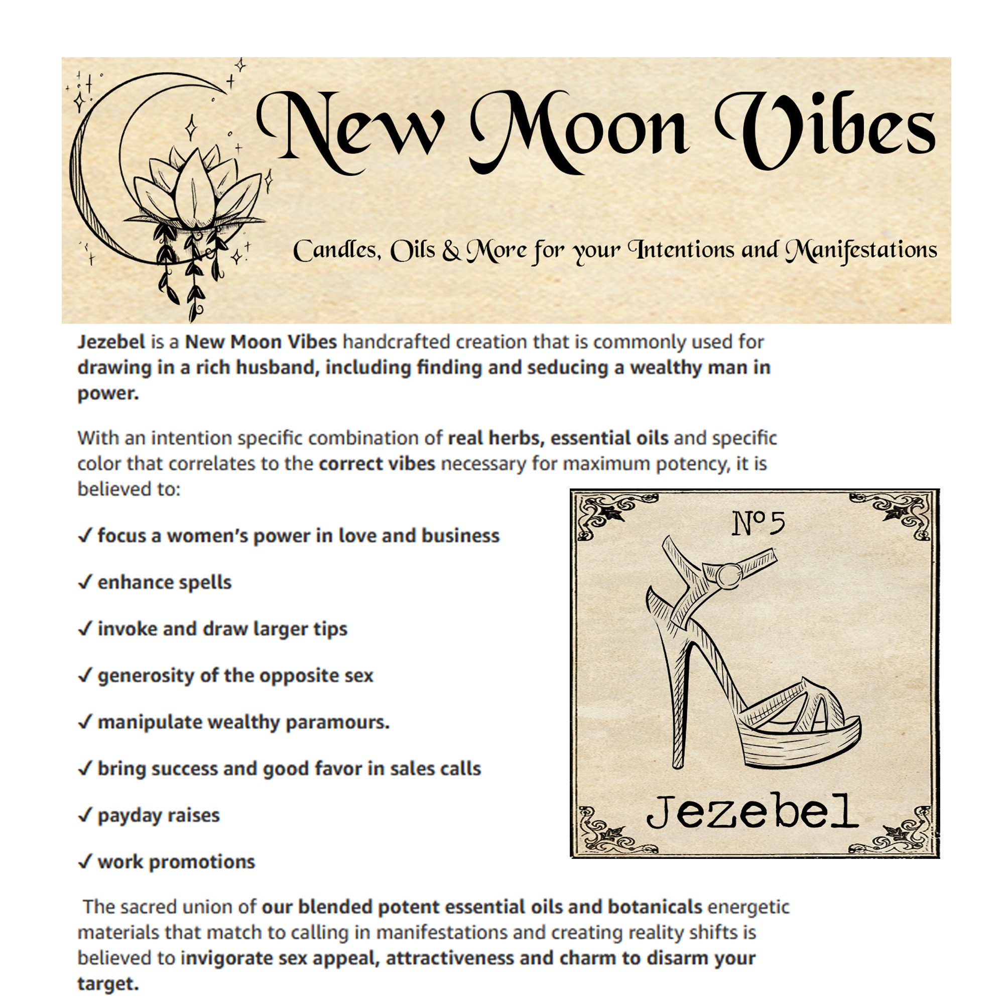 Jezebel Ritual Attract Wealthy Wicca Spell Herbal Ritual Bath - Etsy