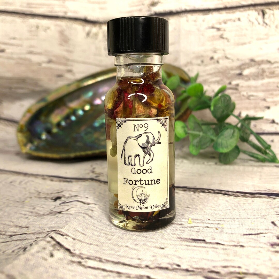 Good Fortune Luck Prosperity Drawing Oil Wiccan Pagan Intention Spell ...