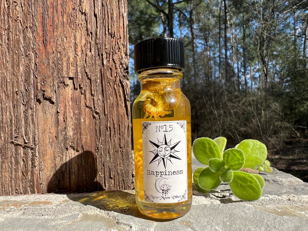 Happiness Happy Intention Oil Well-being, Fosters Contentment, Enhances ...
