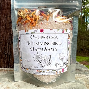 Chuparrosa Hummingbird Essential Oils Herbal Spell Ritual Bath Salts ...