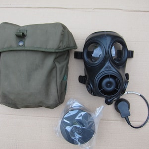 British Avon FM12 S10 Gas Mask Full Kit / NBC Respirator / SAS ...