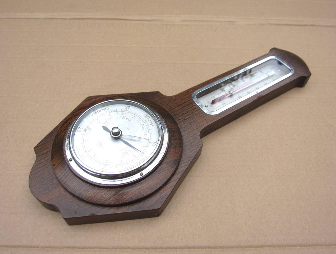 Vintage Banjo Barometer / English Made / SB Shortland / 1950s/1960s - Etsy